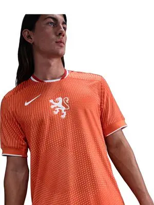 Nike Netherlands 2025 Stadium Home Dri-fit Soccer Replica Jersey - Orange