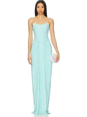 DEME BY GABRIELLA X Revolve Pearl Gown - Mint
