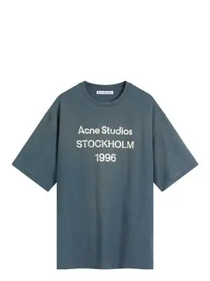 Acne Studios 1996 Exford Short Sleeve T-shirt - Deep Blue