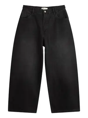 Studio Nicholson Paolo Loose Leg Volume Jeans - Washed Black