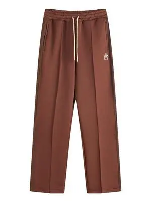 ABOUT:BLANK Monogram Trackpant - Brown/ecru