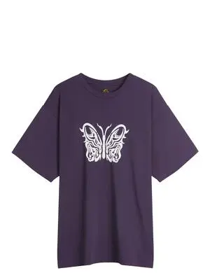Needles X Kae Tanaka Papillion T-shirt - Eggplant