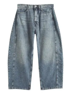 Good American Good Extreme Barrel Jeans - Indigo