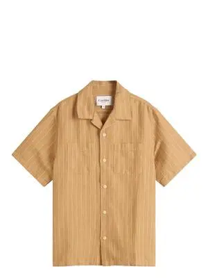 CORRIDOR Boulder Stripe Vacation Shirt - Brown