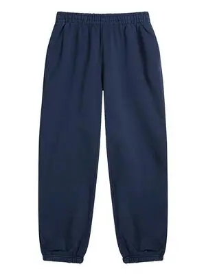 ANINE BING Karter Framed Monogram Sweatpants - Washed Navy