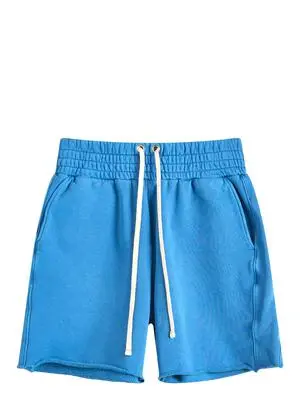 LES TIEN Heavyweight Yacht Sweat Short - Washed Electric Blue