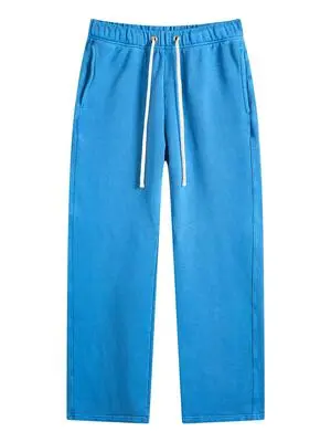 LES TIEN Heavyweight Classic Pant - Washed Electric Blue