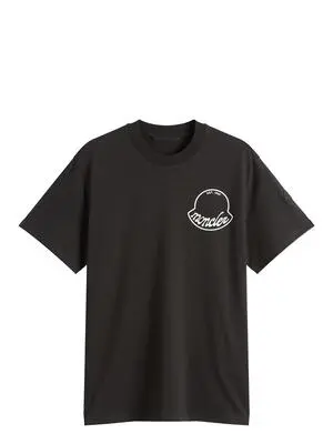 Moncler Short Sleeve Logo T-shirt - Black