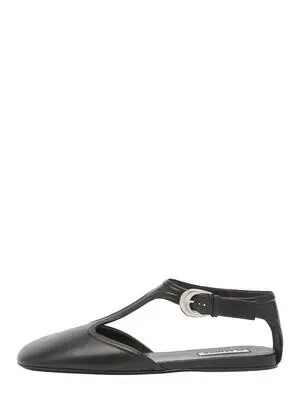 JIL SANDER Mary Jane Sandal - Black