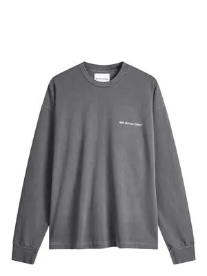 MKI MIYUKI ZOKU Uniform Long Sleeve T-shirt - Pigment Black