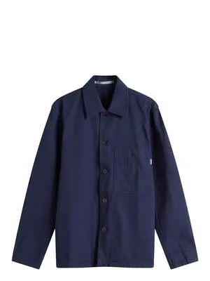 Norse Projects Norse Standard Twill Overshirt - Workwear Blue
