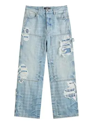Amiri Denim Repair Carpenter Jean - Faded Indigo