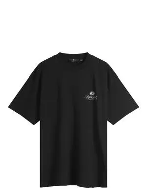 REPRESENT Grand Vintage Hand Drawn T-shirt - Jet Black