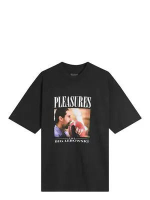PLEASURES X The Big Lebowski Lick T-shirt - Black