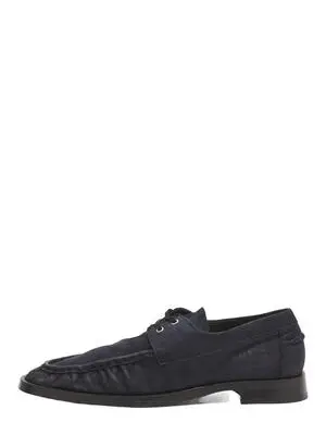 MIISTA Edelira Suede Boat Shoe - Navy