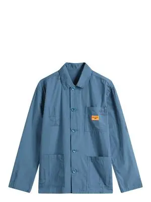 SERVICE WORKS Poplin Printed Chore Shirt - Slate