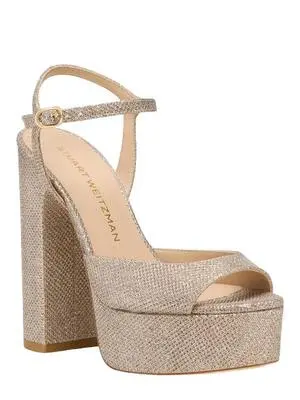 STUART WEITZMAN Dayna Boost Platform Sandal - Poudre