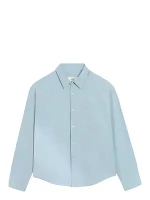 Ami De Coeur Embossed Shirt - Blue