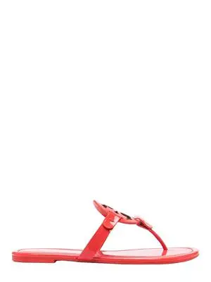 Tory Burch Leather Sandals - Red