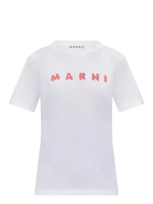Marni Logo-print T-shirt - White
