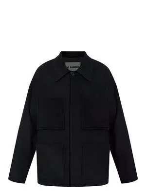 JIL SANDER Boxy Double-pocket Jacket - Black