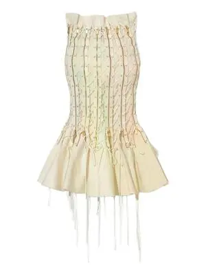 Undercover Laced Corset Skirt - Neutrals