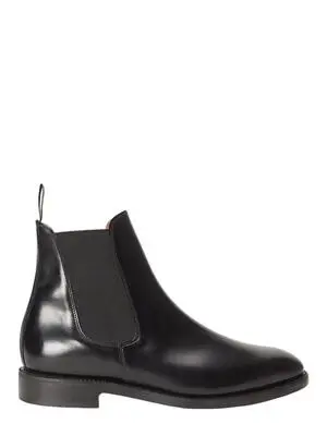 Ralph Lauren Troy Calfskin Chelsea Boot - Black