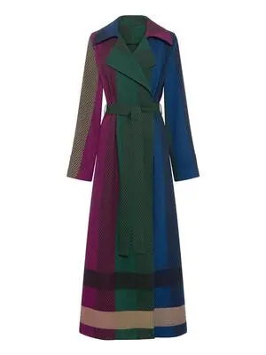 Gabriela Hearst Lyra Oversized Cashmere Coat - Stripe