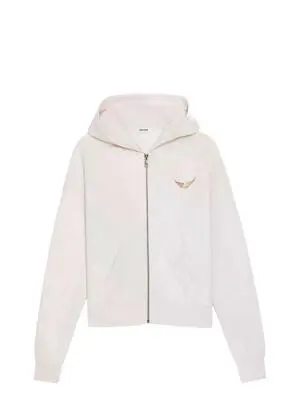 Zadig&Voltaire Zip-front Hoodie - Neutrals