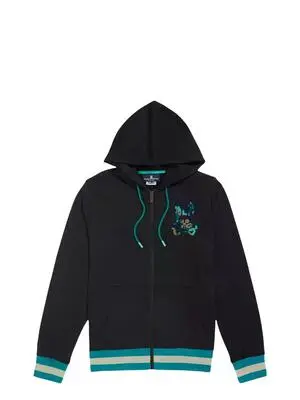 Psycho Bunny Howgate Zip-up Hoodie - Black