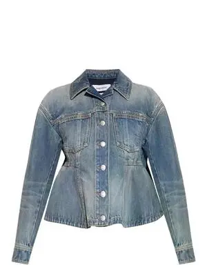 Alexander McQueen Button-up Denim Jacket - Blue