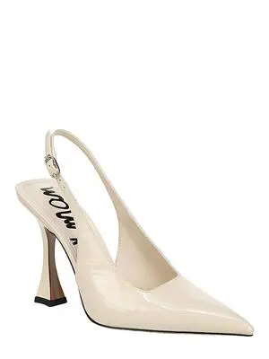 Sam Edelman Odette Slingback Pumps - Modern Ivory Patent