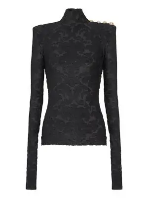 BALMAIN Top With Shoulder Pads
