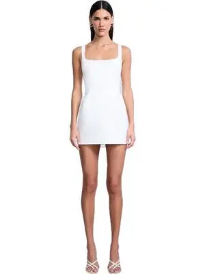BCBGMAXAZRIA Fitted Twill Mini Dress