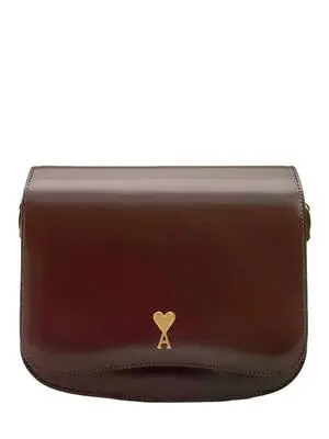 Ami Paris Paris Shoulder Bag - Brown