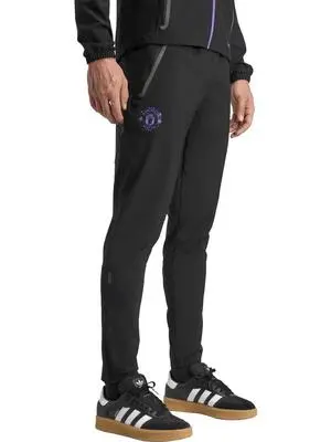 Adidas Manchester United 2025/26 Tiro Vis Tech Travel Pants - Black