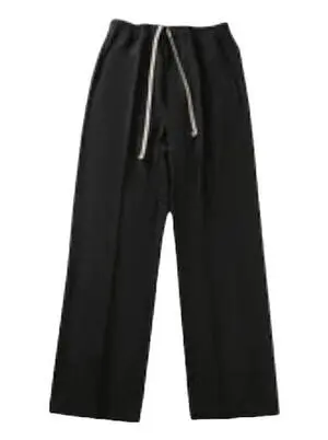 Rick Owens Dietrich Drawstring Pantsaloni Trousers - Black