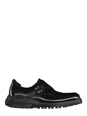 Dior Scarpa Derby Monk Combat Shoes - Black