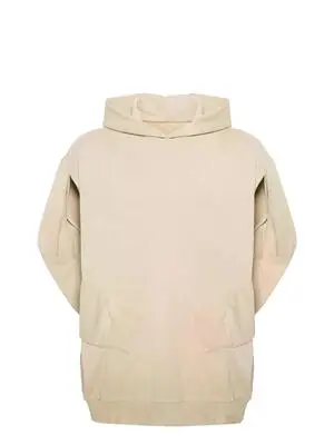 MAISON MARGIELA Sleeveless Cotton-blend Hoodie - Neutrals