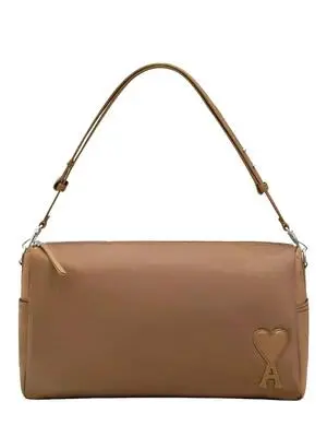 Ami Large Marcel Shoulder Bag - Brown