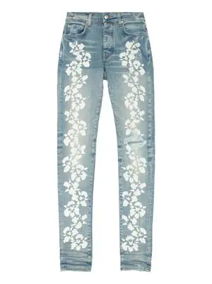 AMIRI Hibiscus Stencil Jean