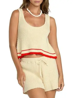 BILLABONG Summery Nights Cotton Sweater Tank - Whitecap