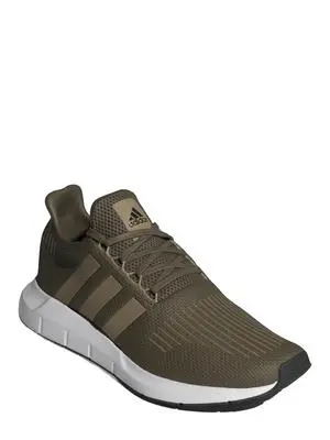Adidas Swift Run 1.0 Athletic Shoes - Olive Strata / Blanch Cargo / Cloud White