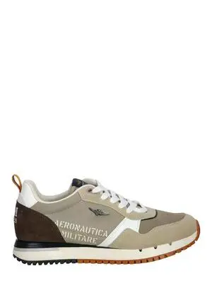AERONAUTICA MILITARE Mesh Panelled Athletic Sneakers - Neutrals