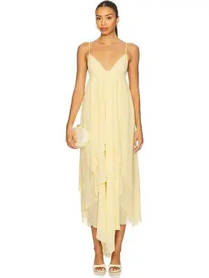 LOVERS AND FRIENDS Eve Gown - Lemon