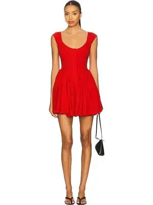Majorelle Summer Mini Dress - Red