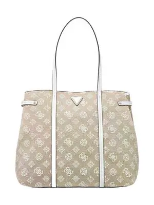 GUESS Logo-Plaque Tote Bag