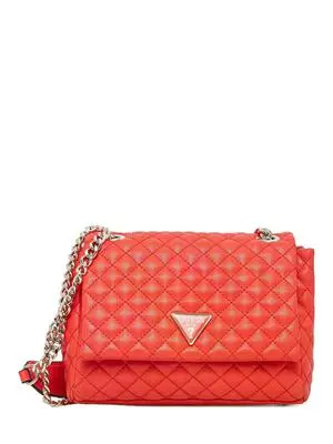 Guess Quilted Shoulder Bag - Red