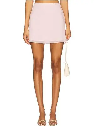 LOVERS AND FRIENDS Mariah Mini Skirt - Light Pink