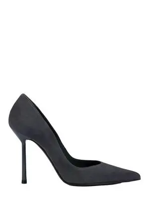 LE SILLA 100mm Bella Suede Pumps - Grey